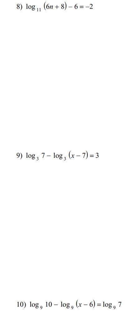 Solved Log N Log Log Log Chegg Com