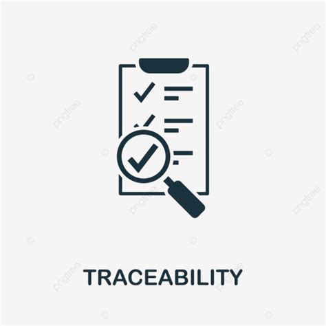 Traceability Vector Icon Illustration And Visitor Isolated Png And