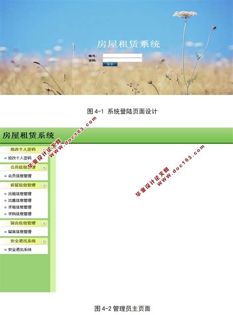 房屋租赁系统的设计与实现 SSH MySQL Javaweb 毕业设计论文网
