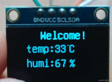 用arduino结合oled、dht11测量温湿度数显温湿度计 Arduino Oled Dht11 Nano Csdn博客