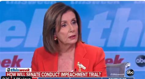 Nancy Pelosi Doesnt Rule Out New Articles Of Impeachment Against Trump