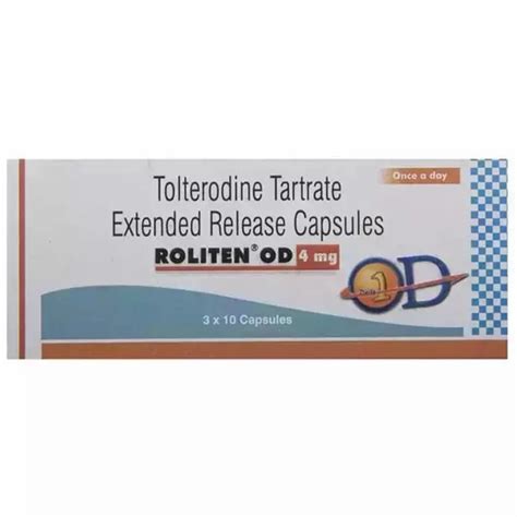 4mg Roliten Od Capsules At ₹ 370 Stripe Detrol Capsule In Nagpur Id