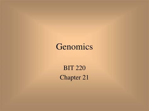Ppt Genomics Powerpoint Presentation Free Download Id721868