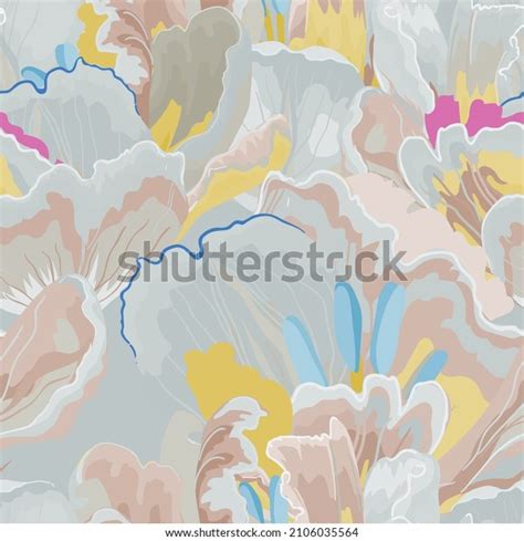 Abstract Seamless Pattern Surface Design Fabric Stock Vector Royalty Free