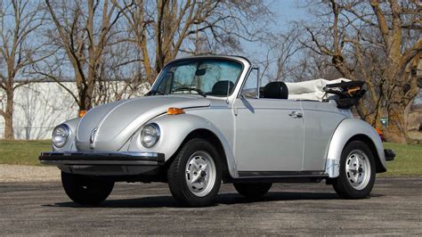 1979 Volkswagen Super Beetle Convertible For Sale At Auction Mecum