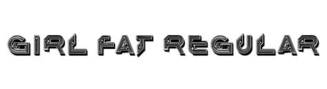 Girl Fat Regular Font FFonts Net