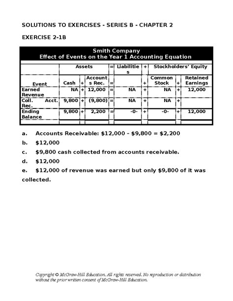 Set B Exercises And Problems Solutions To Exercises Series B