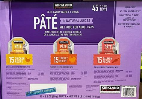 Kirkland Signature Pâté Wet Cat Food At Costco Frugal Hotspot