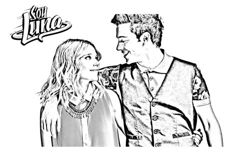 Páginas Para Colorear De Soy Luna Para Niños Páginas De Soy Luna Para