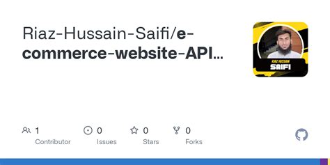 Github Riaz Hussain Saifie Commerce Website Api Fached