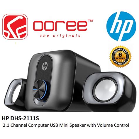 Hp Dhs Dhs S Wired Mini Multimedia Usb Speaker With Mm Single Plug Connection For