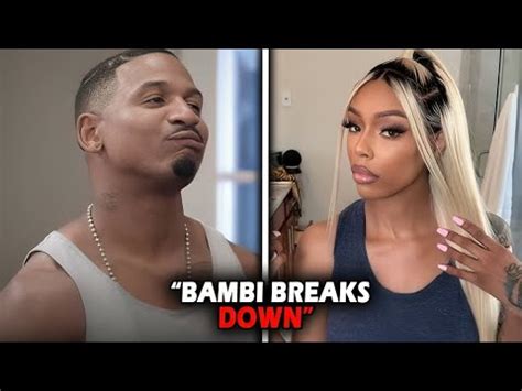 Bambi Cries After Stevie Js Shocking Leak Youtube