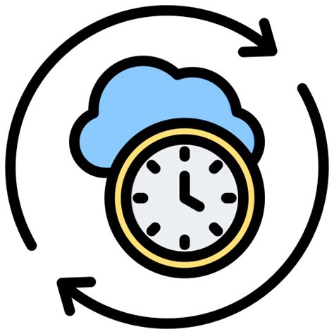 Cloud Processing Generic Outline Color Icon