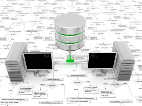 Database Array Stock Illustrations 2980 Database Array Stock