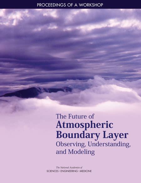 The Future Of Atmospheric Boundary Layer Observing Understanding And Modeling Proceedings Of