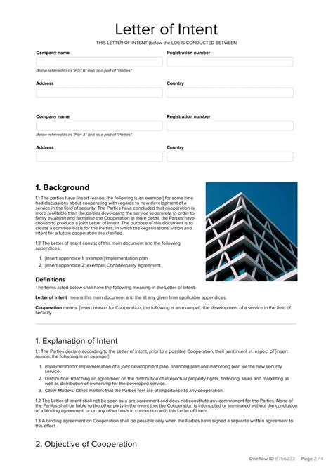 Construction Letter Of Intent Template 22 Agreement Letter Examples