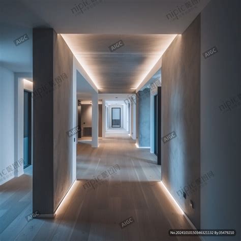 Ai创作图过道墙面空间建筑 门洞灯带 酒店走廊灯光 高清酒店走廊 灯带走廊 自然光走廊 走廊灯光效果 寝室走廊 空间感长廊 豪宅别墅走廊通道 微弱灯光的走廊 廊下光影 过道光影 透光过道 酒店