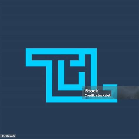 Tt 모노그램 얽힌 문자 T 로고 회사 글꼴 서명 아이콘입니다 기술 지오메트리 라인 네온 블루 색상입니다 건설 산업에 대한 스톡 벡터 아트 및 기타 이미지 Istock