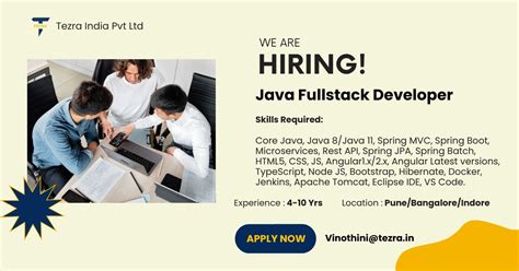 Tezra On Linkedin Java Javafullstack Javafullstackdeveloper Tezra Tezraindia Tezrajobs