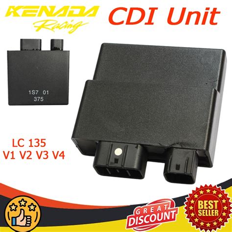 Racing Lc135 Cdi Unit Racing Adjustable 4 Mapping Lc 135 V1 V2 V3 V4 V5