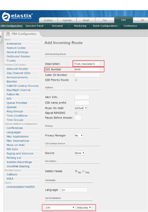 How To Connect Elastix To Yeastar TA FXS Gateway Yeastar Support