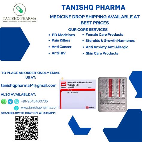 Isosorbide Mononitrate Tablet At ₹ 137 Stripe Isosorbide Dinitrate In