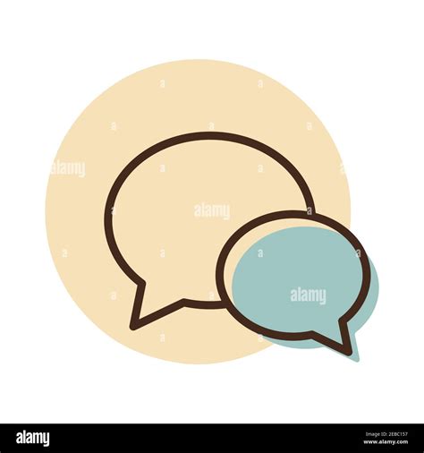 Chat Speech Icon E Commerce Sign Graph Symbol For Your Web Site