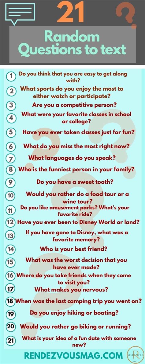 Best Random Questions To Ask Peremex