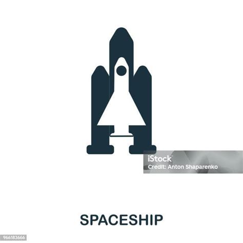우주선 아이콘입니다 평면 스타일 아이콘 디자인입니다 Ui입니다 우주선 아이콘의 그림입니다 그림 흰색 절연입니다 웹 디자인에 사용 가능 애플 리 케이 션 소프트웨어 인쇄 0