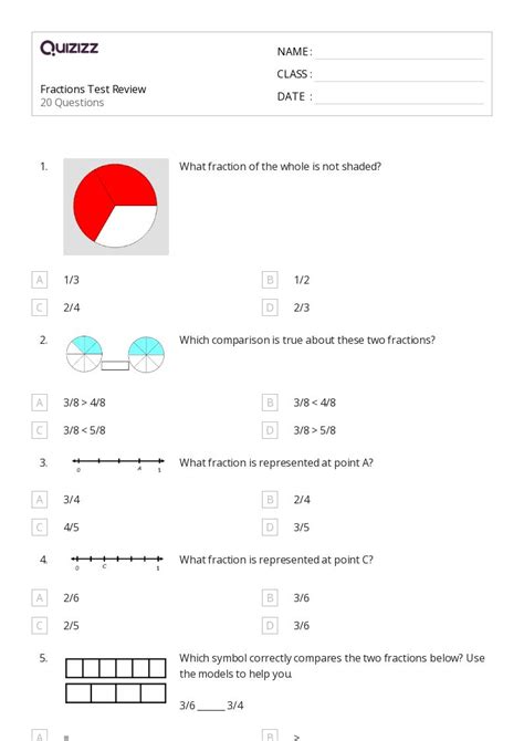 50 Division With Unit Fractions Worksheets For 3rd Year On Quizizz