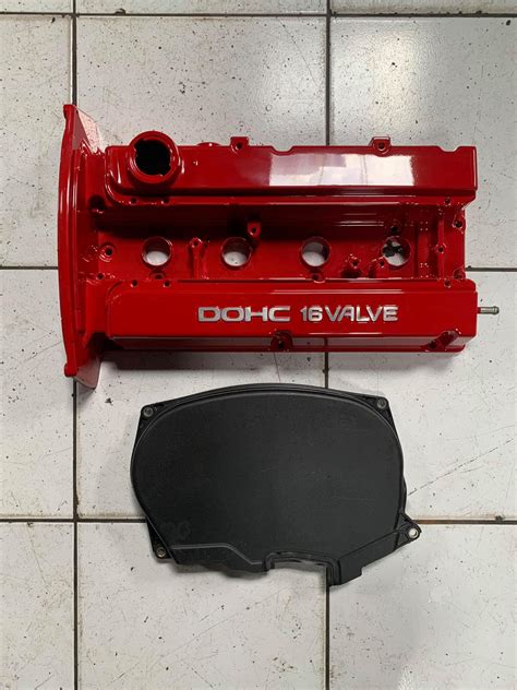 1 ฝาครอบวาล์วevo4 6 ทำสีอย่างดี Quarter Tech Evolution