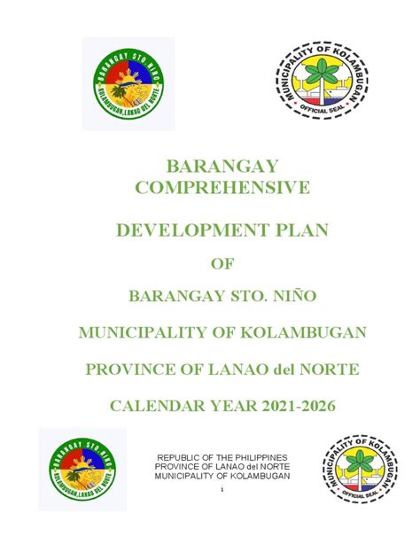 Sto Nino Bdp 2021 2026 Pdf