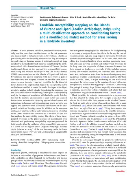 Landslidesusceptibilitymappingonthe Download Free Pdf Landslide Artificial Neural Network