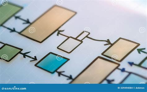 Flowchart Showing Various Steps Of A Process Representing Workflow