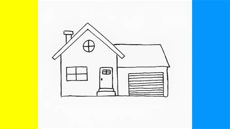Як намалювати будинок How To Draw A House Youtube