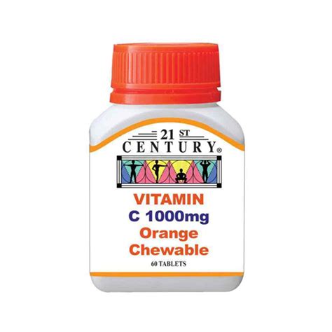 21st Century Vitamin C Orange Chewable Arogga Online Pharmacy