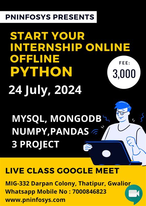 Pninfosys On Linkedin Start Your Summer Internship Onlineoffline 2024 Python Programming
