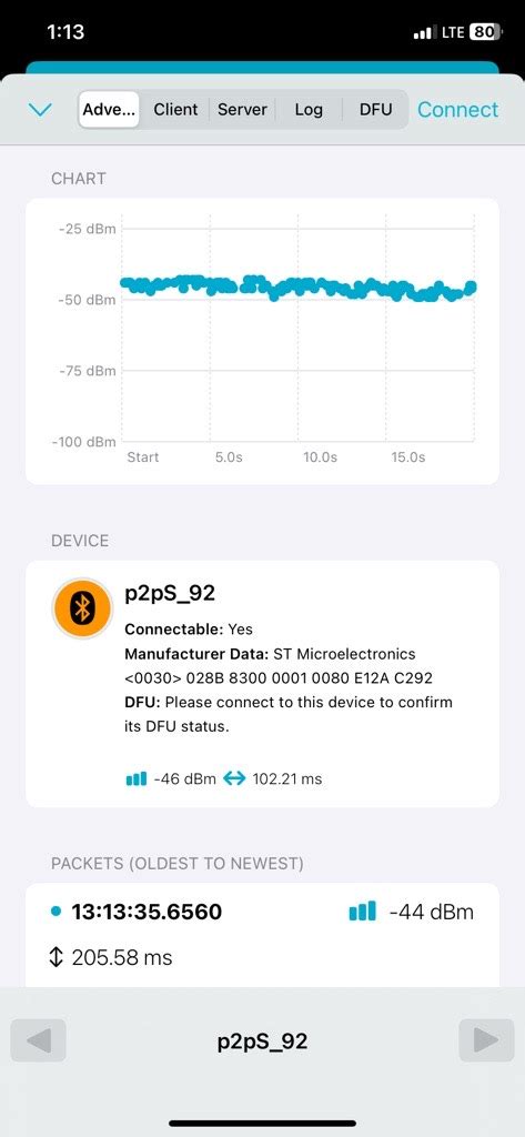 Stm32wba52cgu6 Advertisement Issue Discoverable