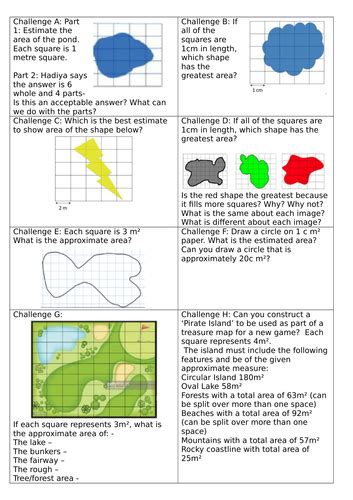 white rose block 5 year 5 finding perimeter and area lesson 6 to estimate approximate area
