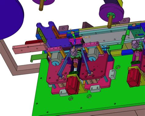 Fpc多芯连接器折弯插端子设备 Step 模型图纸下载 懒石网