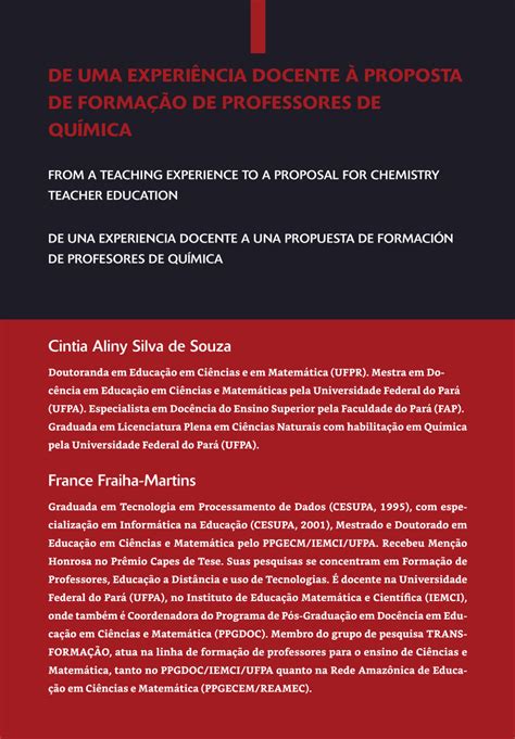 Pdf De Uma ExperiÊncia Docente À Proposta De FormaÇÃo De Professores