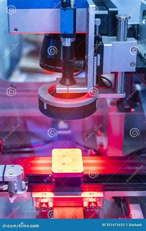 Industrial Robotic Vision Sensor Camera System In Intellegence Pcb Factory Stock Image Image