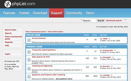 Features PhpList Org Open Source Newsletter Software PhpList Org