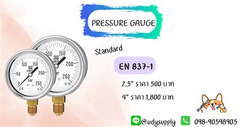 Pressure Gauge En 837 1