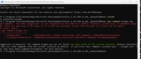 [bug]get wingetcmd can return winget from a user while running from the system context · issue