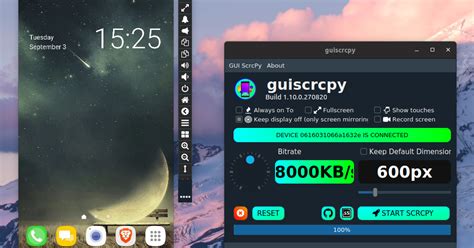 Helper Gui For Scrcpy The Android Desktop Display And Remote Control Tool Linux Uprising Blog