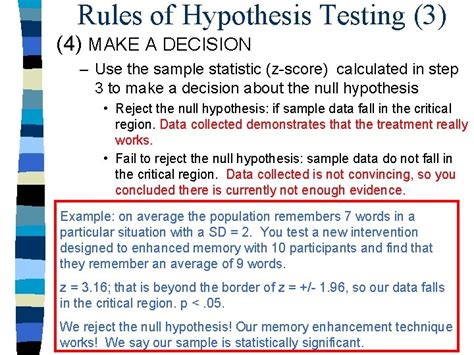 Lecture 7 Inferential Statistics Hypothesis Testing Preview N