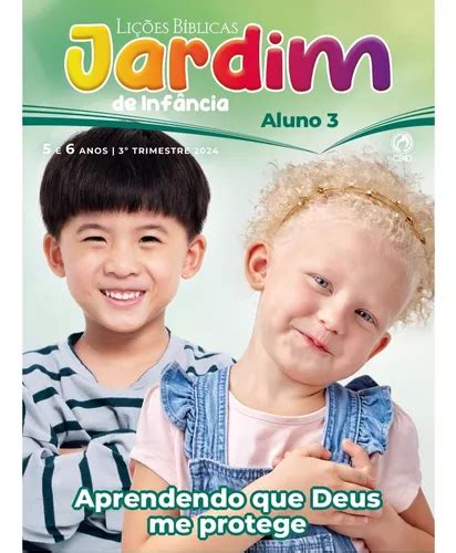 Revista Lições Bíblicas Aluno Jd Infância 3° Tr 2024 Mercadolivre