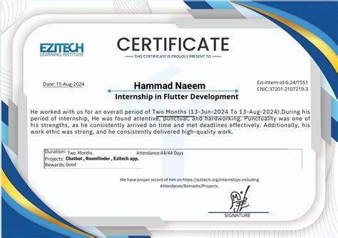 hammad naeem on linkedin internship flutter mobiledevelopment careerjourney learning 16