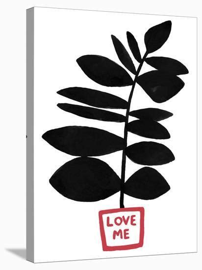 Love Me Stretched Canvas Print Kristine Hegre